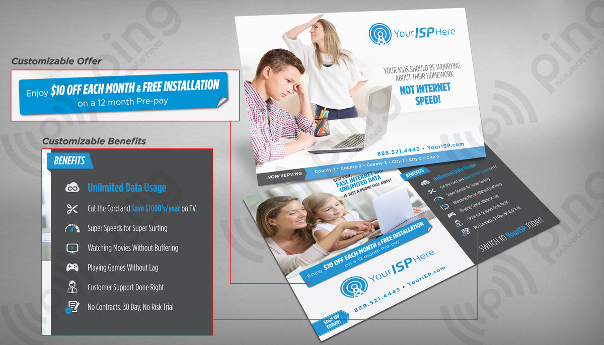 Postcard Design: Homework – Ping Marketing